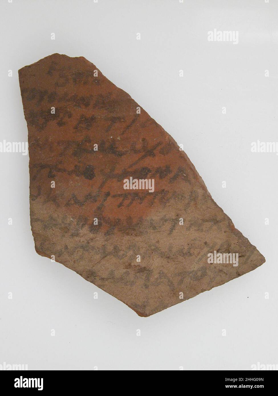 Ostrakon 7th century Coptic. Ostrakon 474541 Stock Photo - Alamy