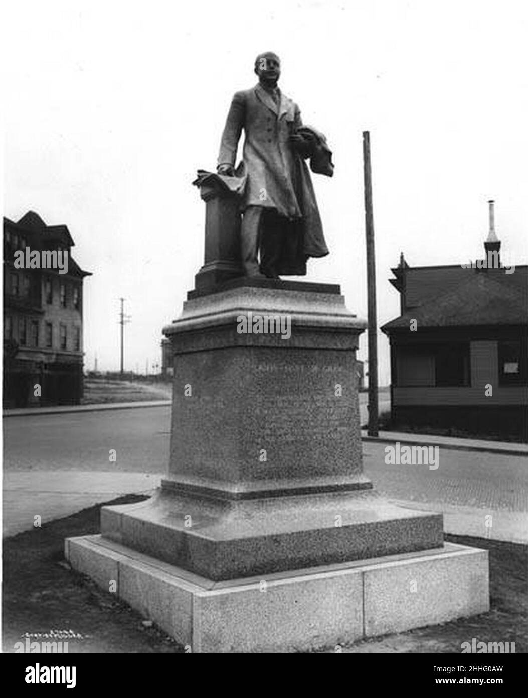 Statue of John H McGraw, Seattle Stock Photo - Alamy