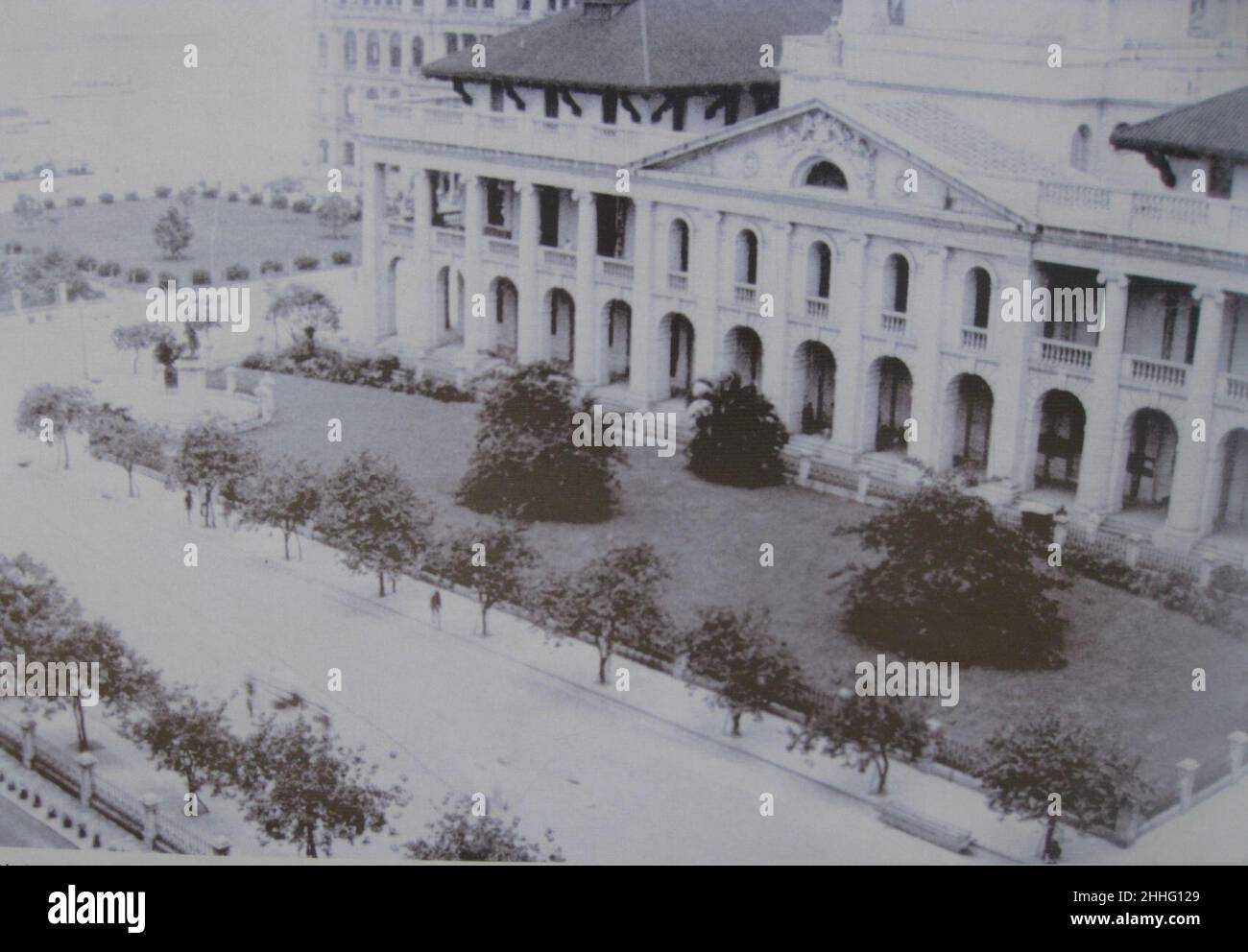 Statue Square Circa 1910 Stock Photo - Alamy
