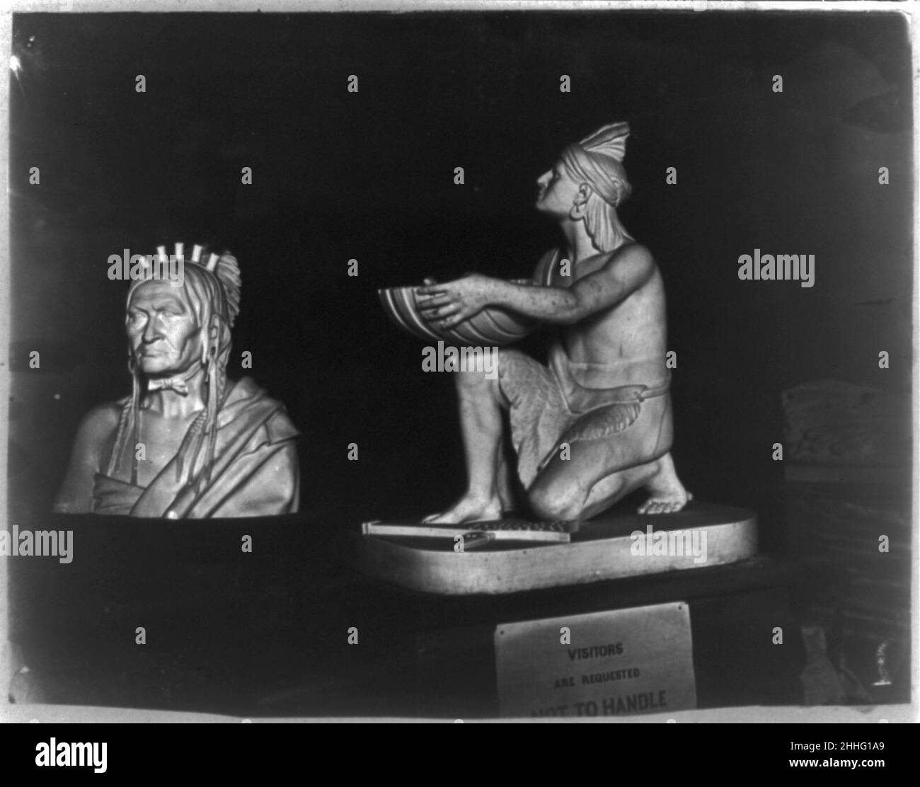 Statues of Native Americans in the U.S. Capitol Stock Photo - Alamy
