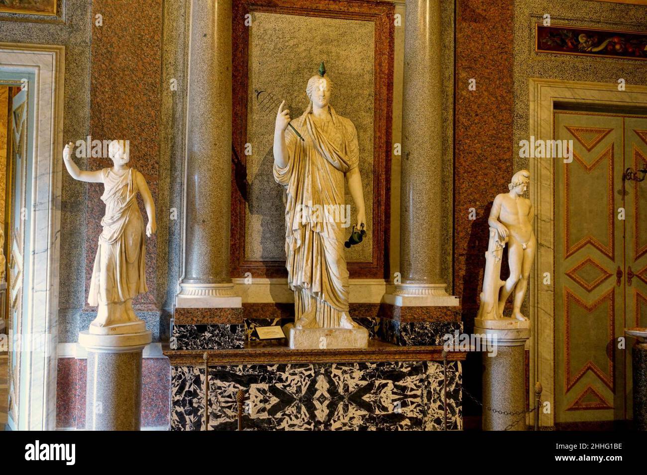 Statues in the Egyptian Room Stock Photo - Alamy