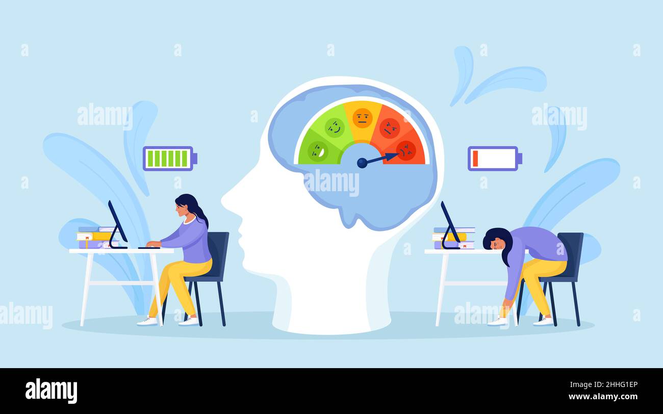 Work Mood Stock Vector Images - Alamy