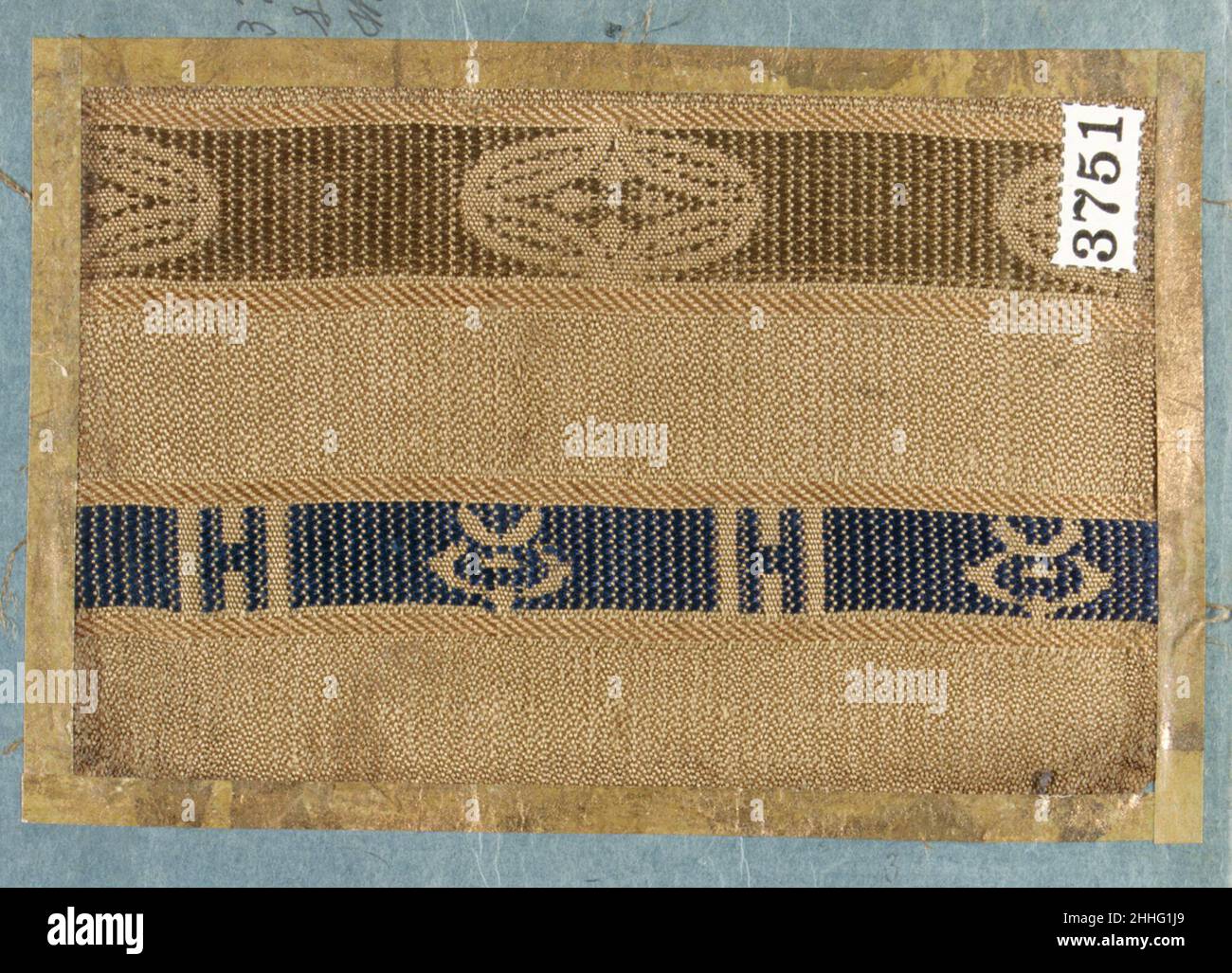 Textile Sample from Sample Book 19th century Japan. Textile Sample from ...