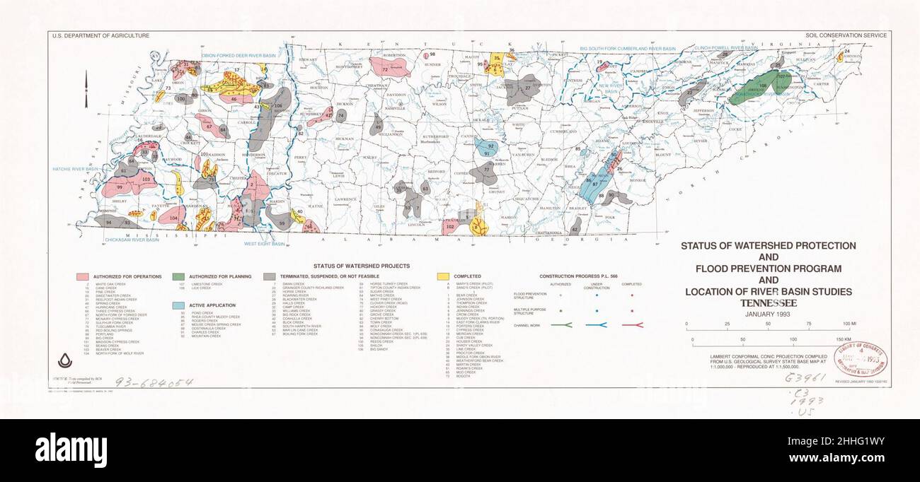 Status of watershed protection and flood prevention program and ...