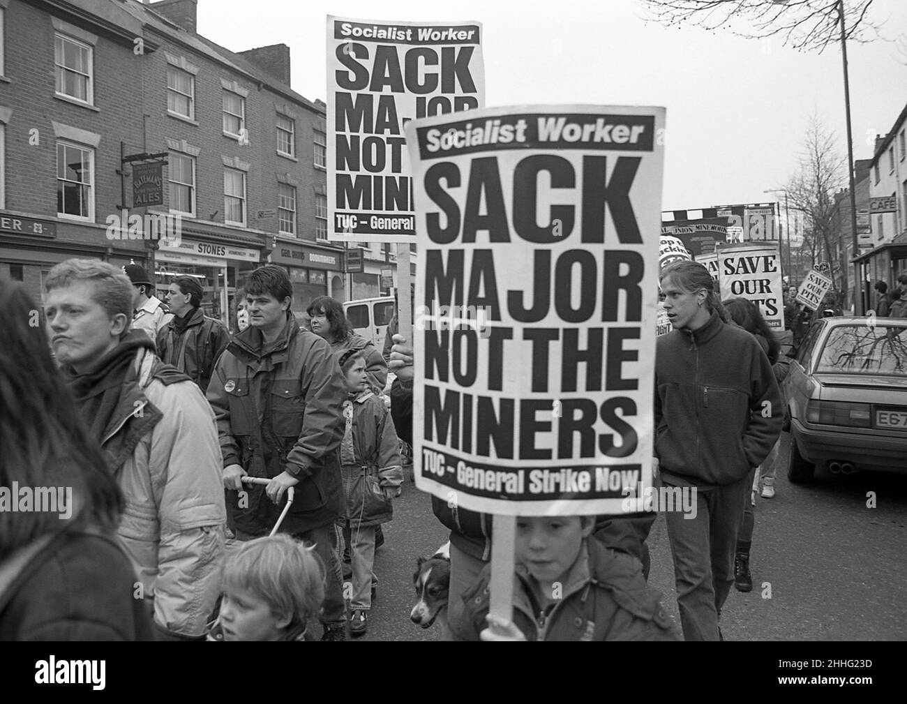 Miners banner Black and White Stock Photos & Images - Alamy