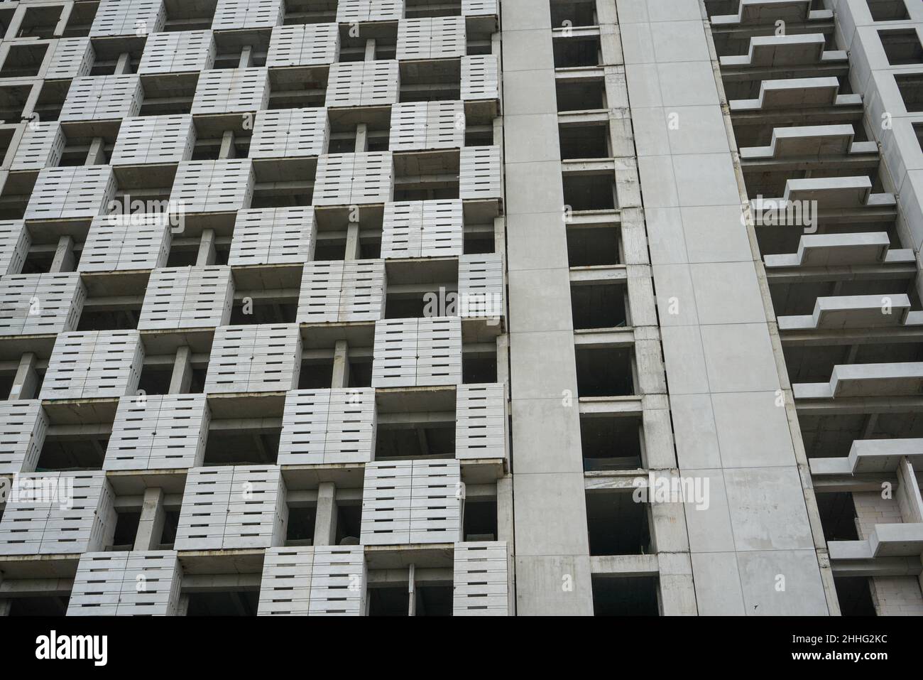 High rise apartment and hotel buildings consist of many floors which ...