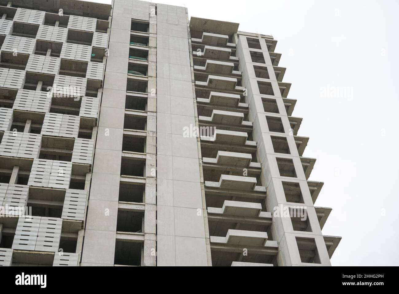 High rise apartment and hotel buildings consist of many floors which ...