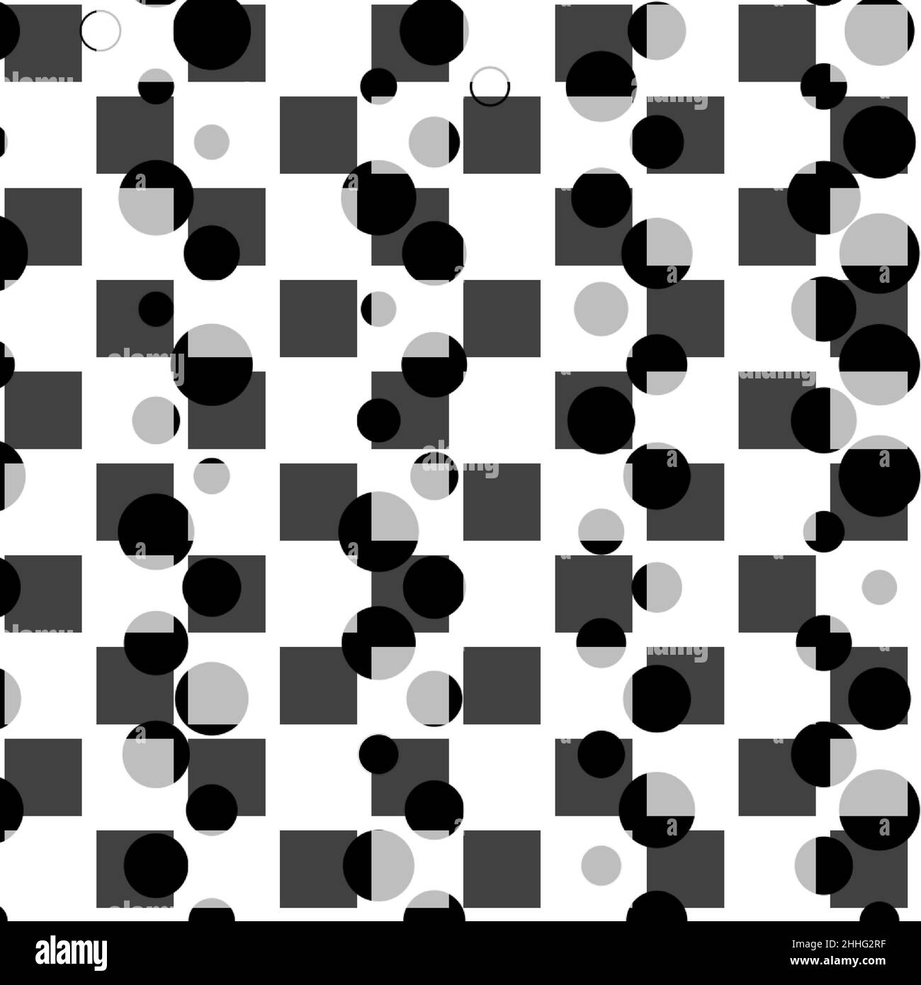 Geometric pattern design mosaic Black and White Stock Photos & Images ...