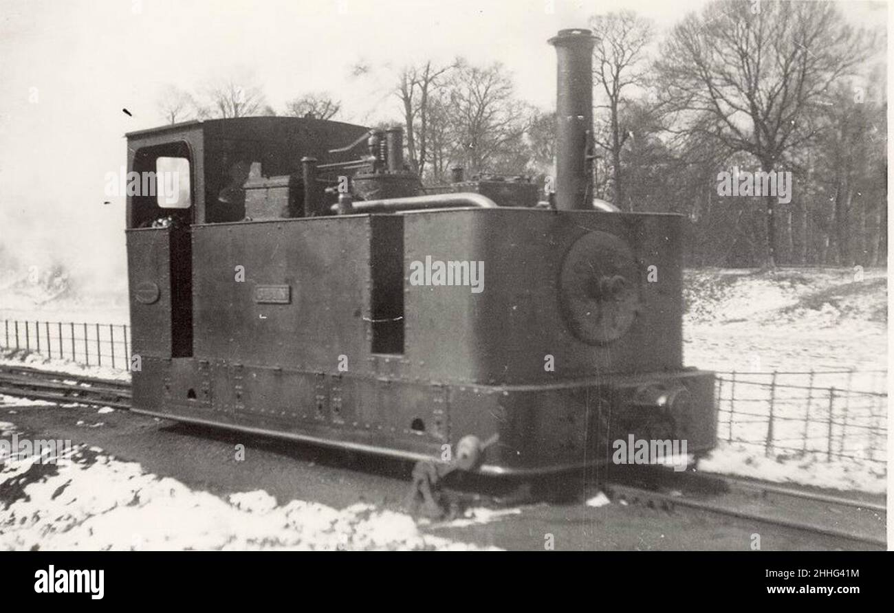 Steam locomotive of Glyn Valley Tramway Stock Photo - Alamy
