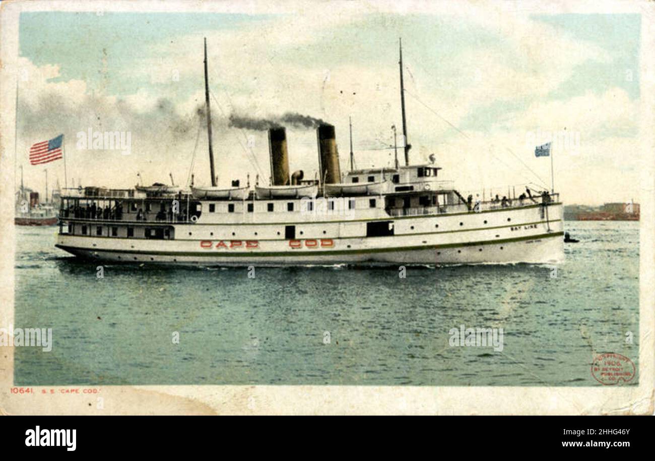 Steam ship Cape Cod Stock Photo - Alamy