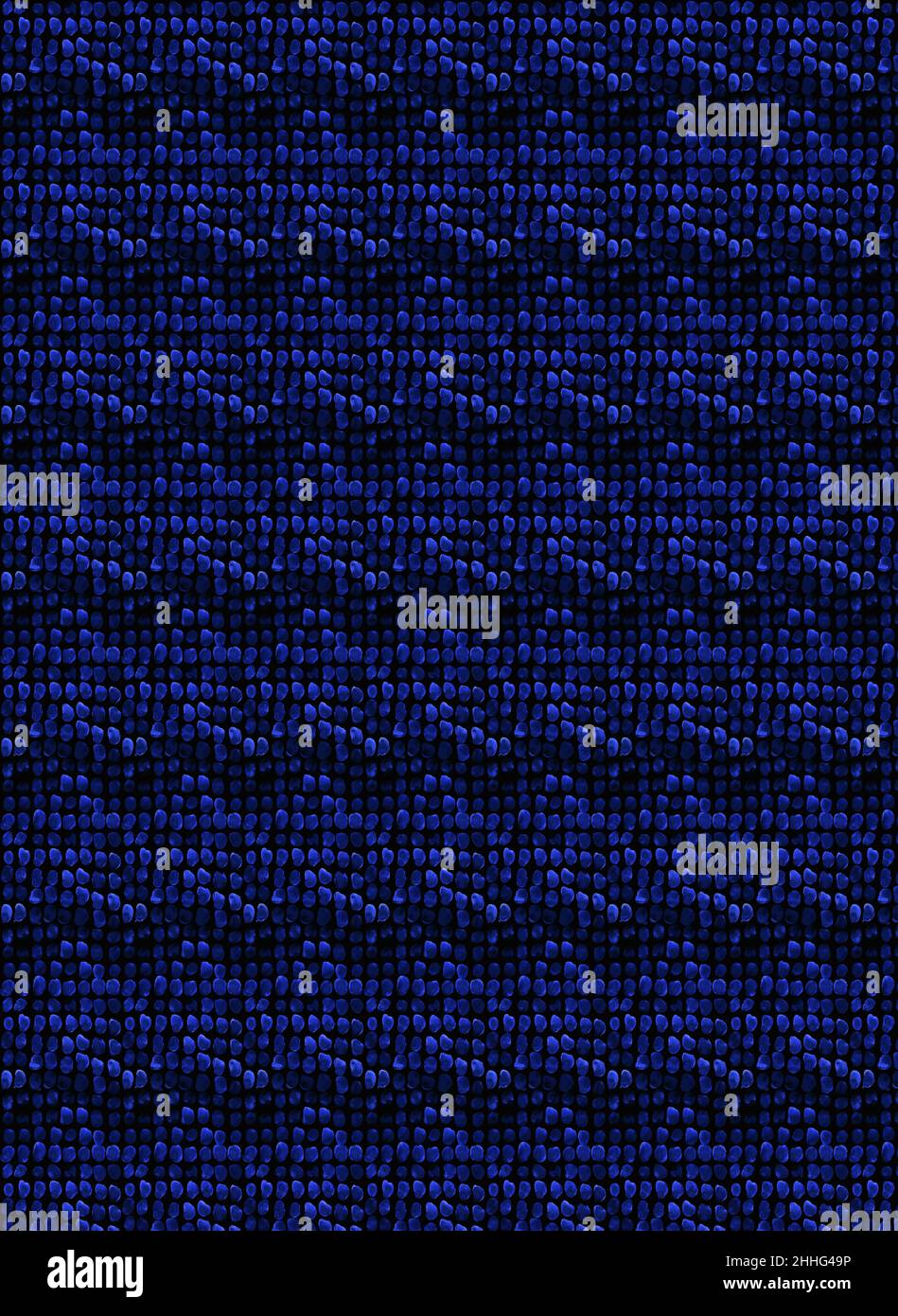 Snake skin pattern. Reptile texture. Animal print. Abstract black-blue ...