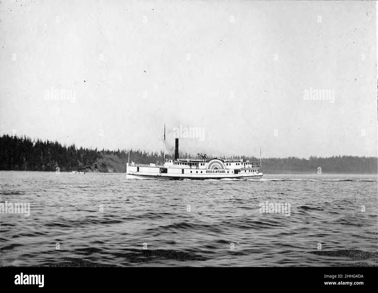 Steamboat GEORGE E STAR in the Puget Sound, Washington, ca 1900 (HESTER ...