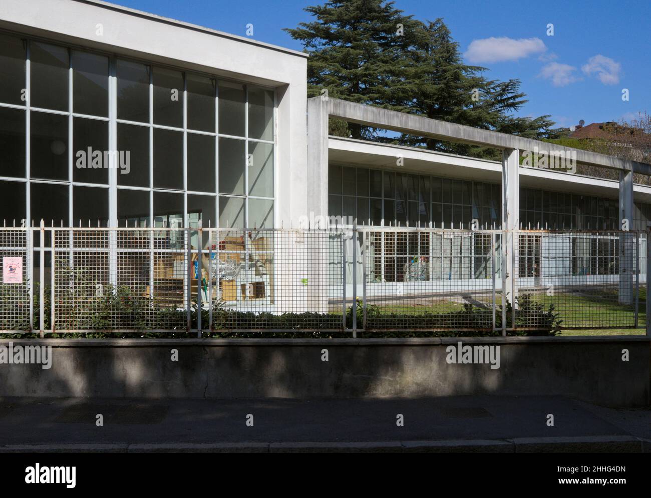 Sant'Elia nursery school, rationalist kindergarten (1936) by Giuseppe ...