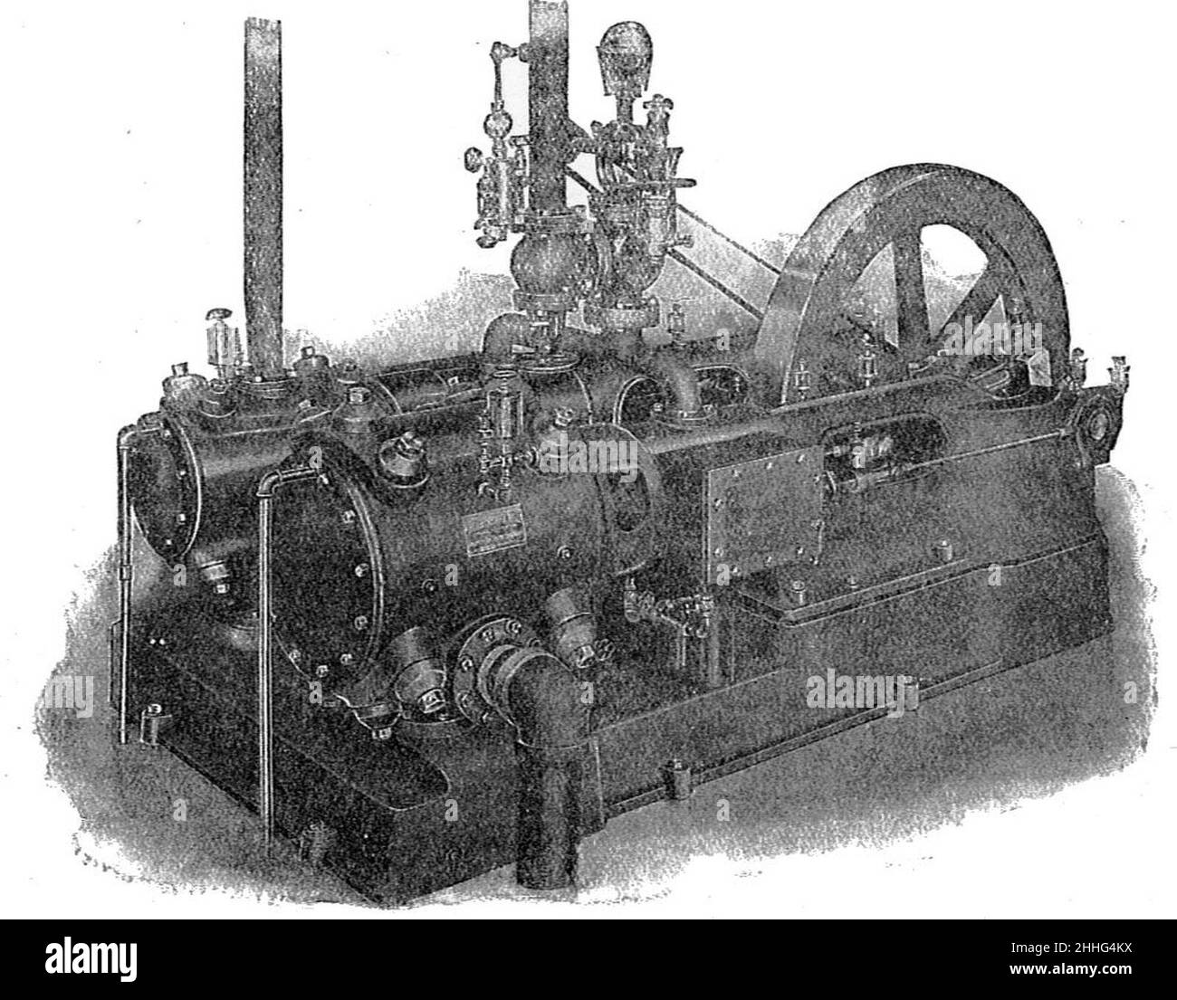 Steam-driven air compressor (Rankin Kennedy, Modern Engines, Vol VI ...