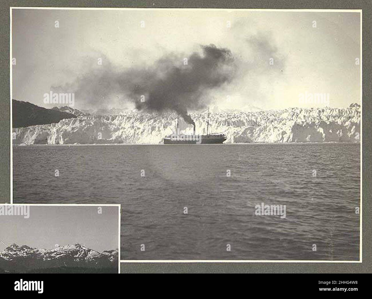 Steamer GEO W ELDER, probably in Columbia Bay, Alaska, June 1899 ...