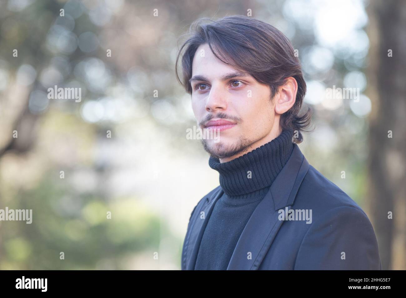 Italian actor Francesco Di Napoli attends the photocall of the film "La ...