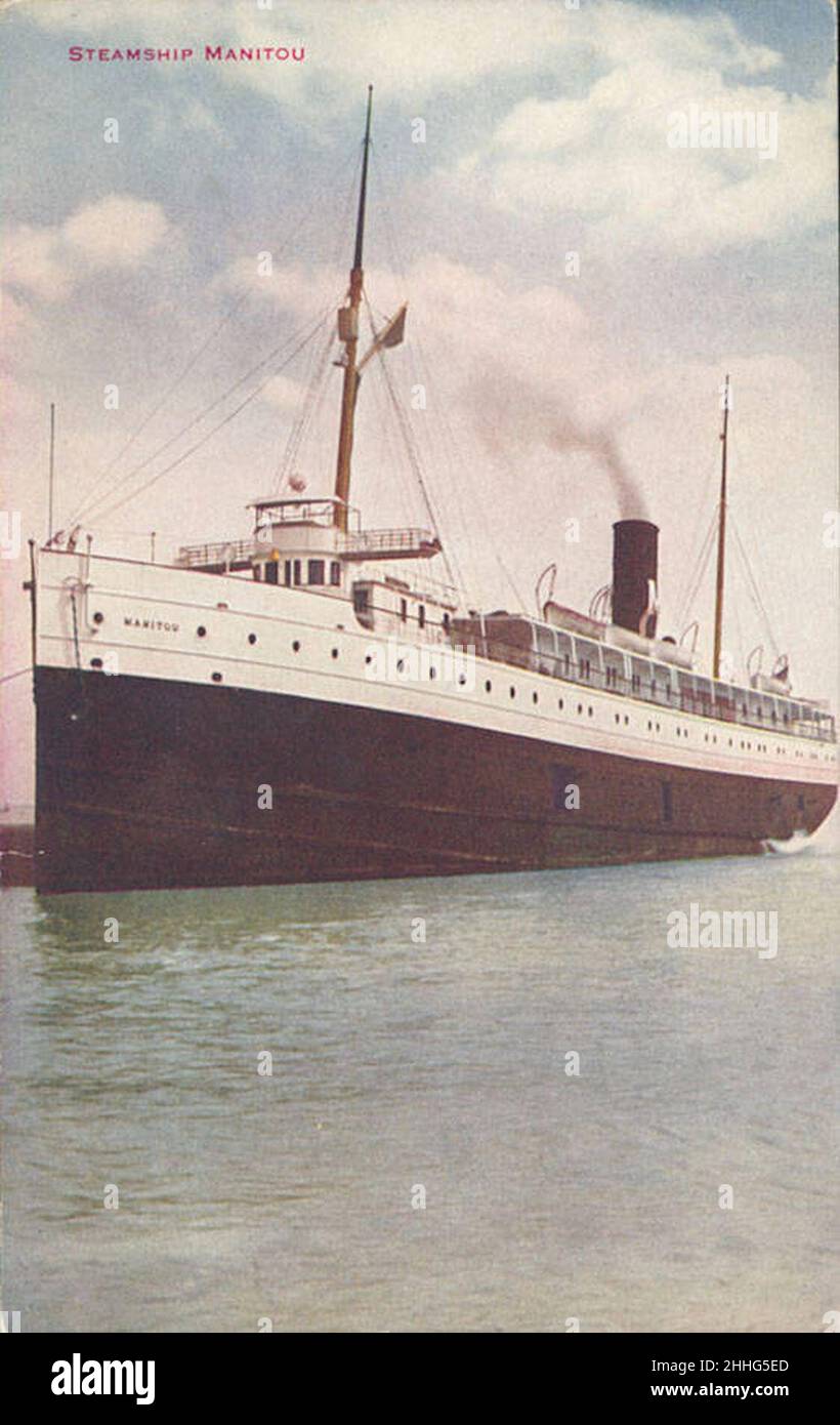 Manitou steamship hi-res stock photography and images - Alamy