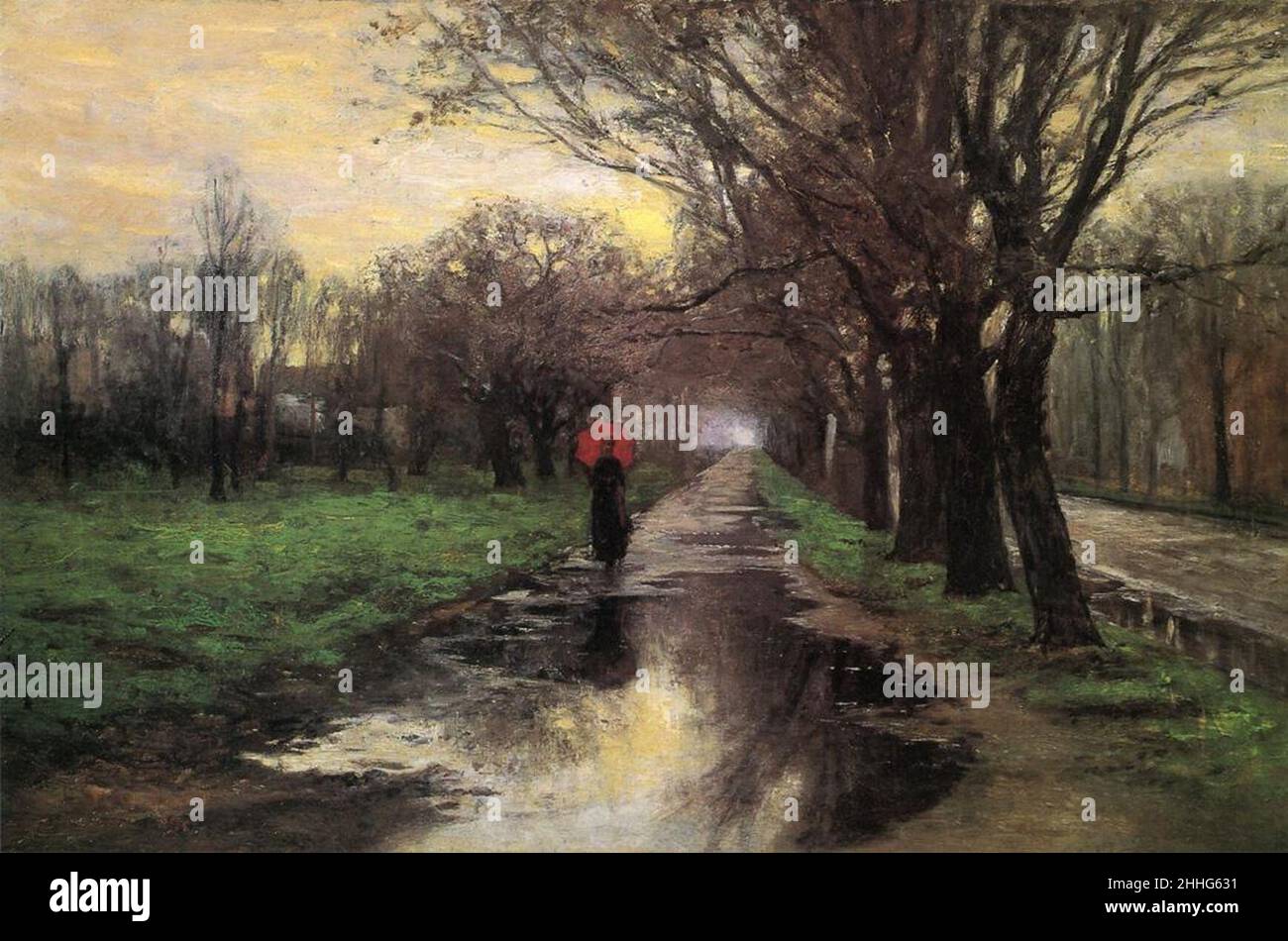 Steele Theodore Clement Meridian Street Thawing Weather Stock Photo - Alamy