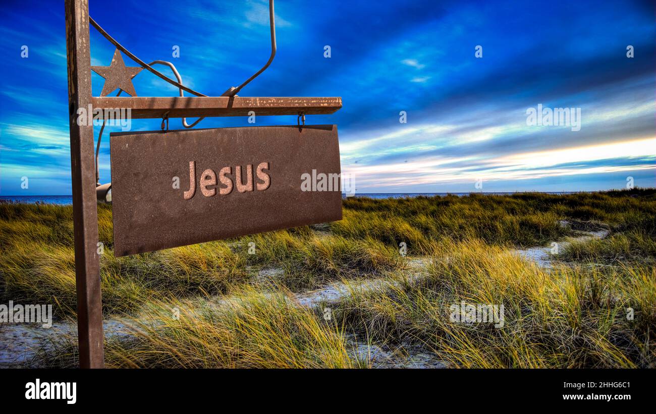 Jesus is the way to heaven hi-res stock photography and images - Alamy