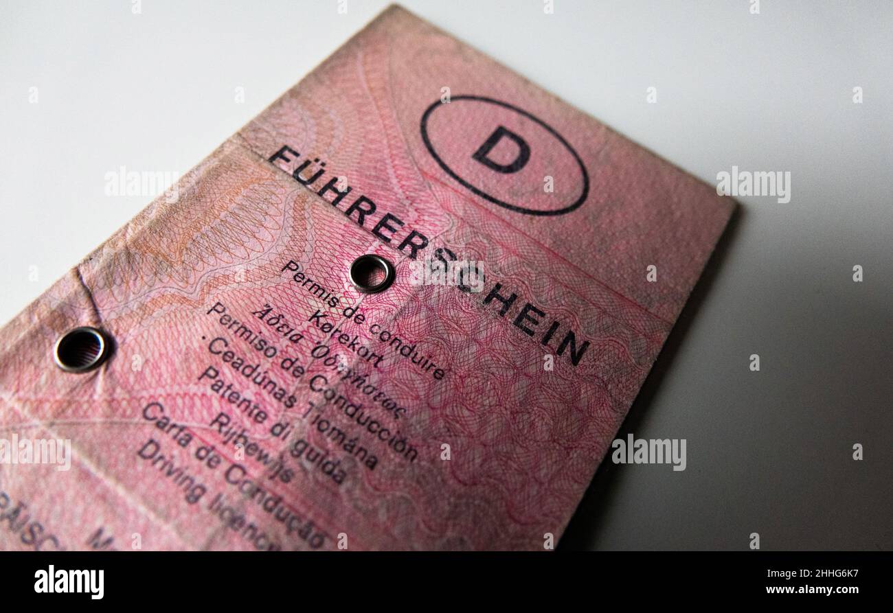 Eu drivers license hi-res stock photography and images - Alamy