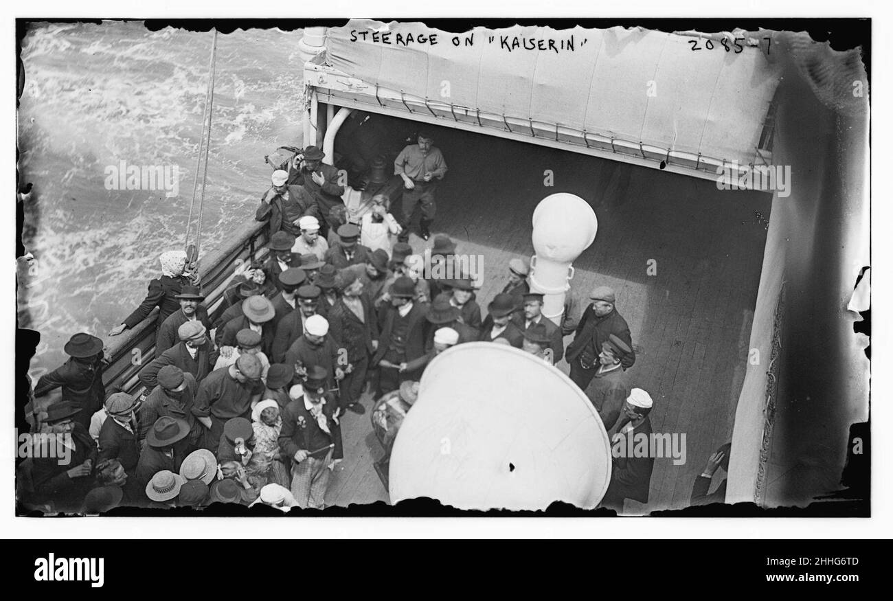 Steerage of ''Kaiserin'' Stock Photo - Alamy