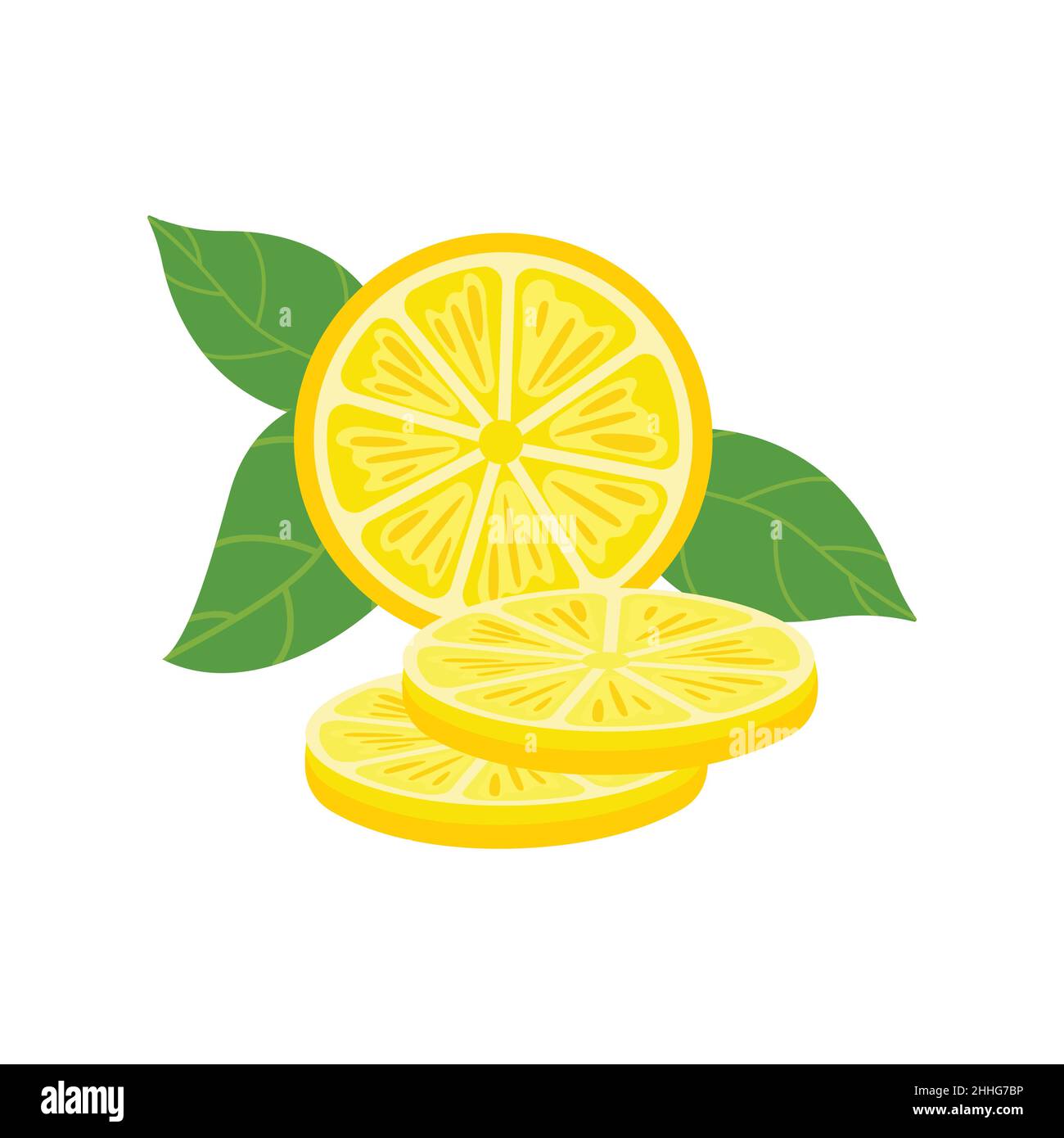 Lemon yellow vector. Lemon is an acidic fruit with a lot of vitamin C ...