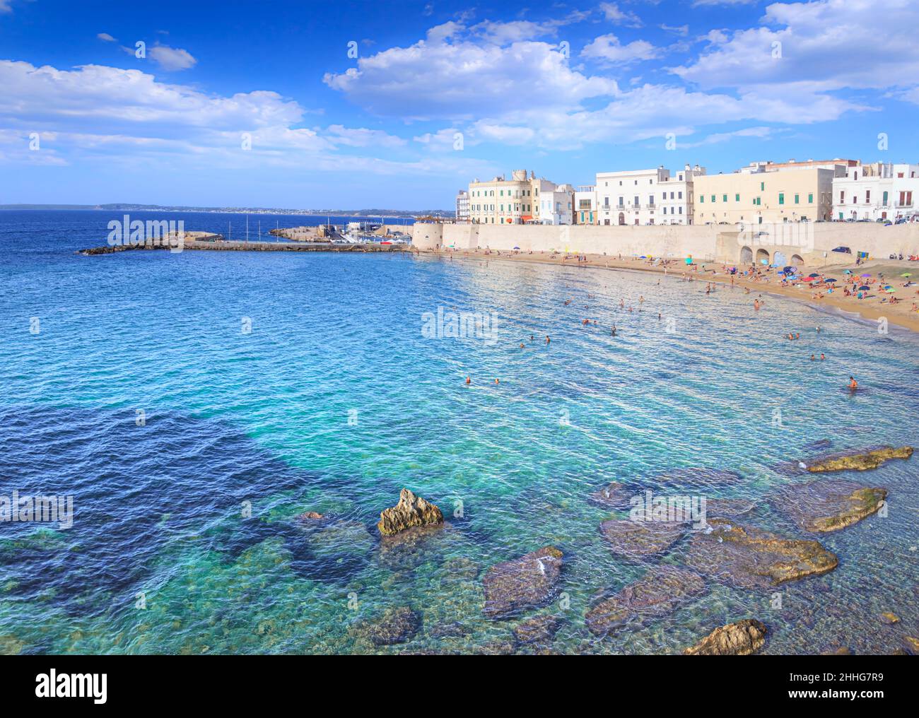 Puritate Beach in Salento, Apulia (ITALY). It is the beach of the ...