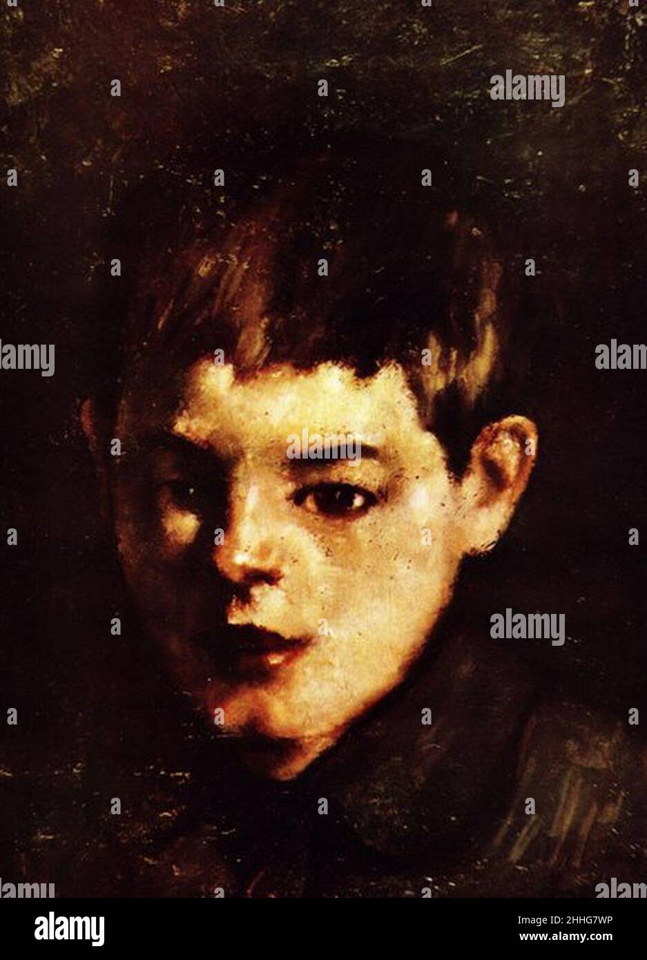 Stefan Luchian - Cap de copil Stock Photo - Alamy