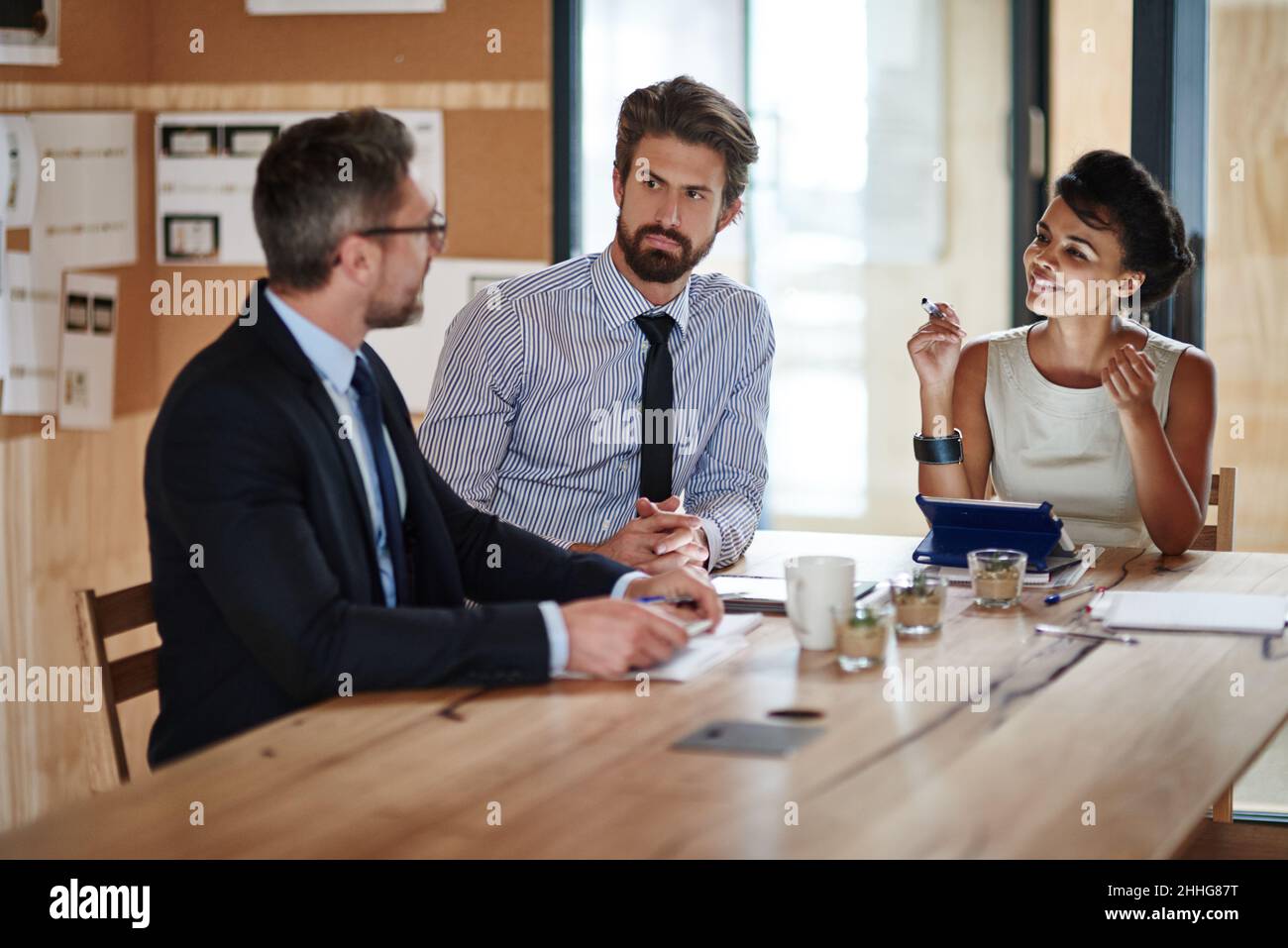 They're the definition of success. Shot of a group of colleagues ...