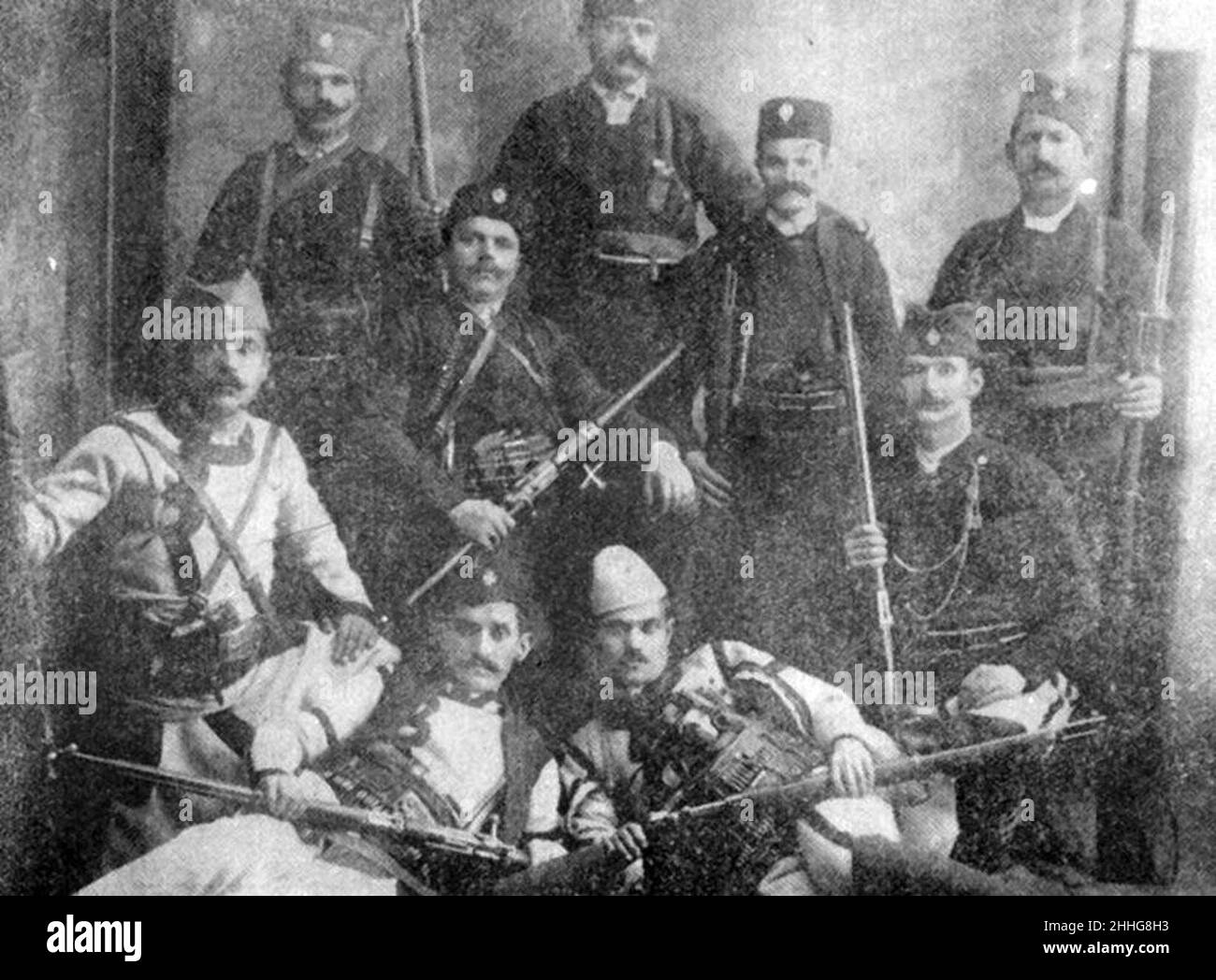 Stefan Nedić-Ćela and his band Stock Photo - Alamy