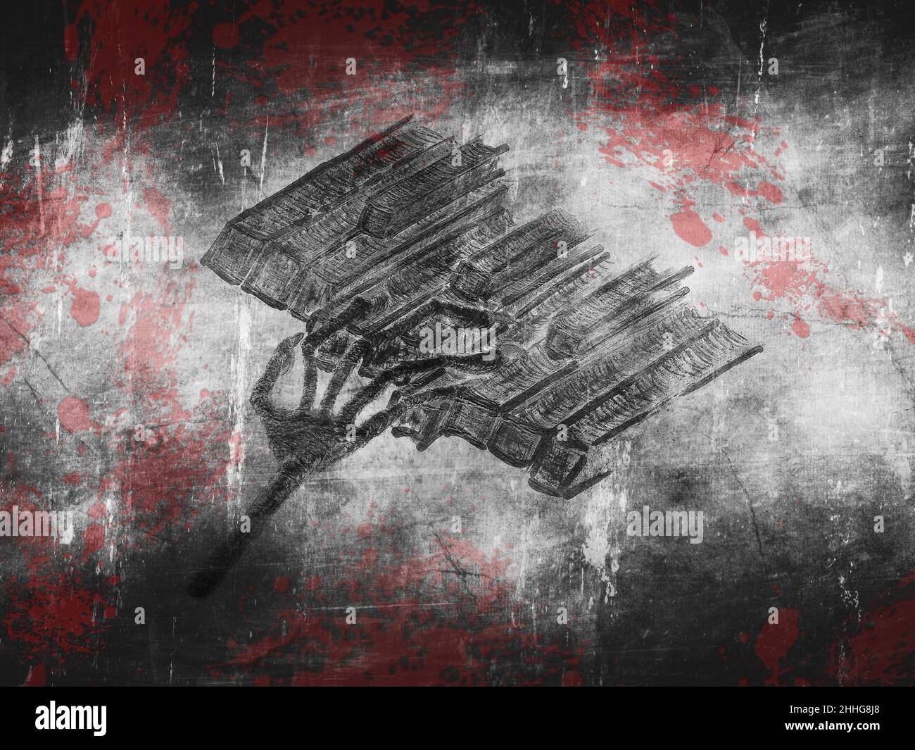 Hand playing piano drawing hi-res stock photography and images - Alamy