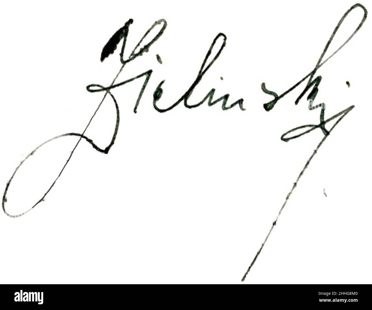 Stefan Zielan Zielinski signature Stock Photo - Alamy