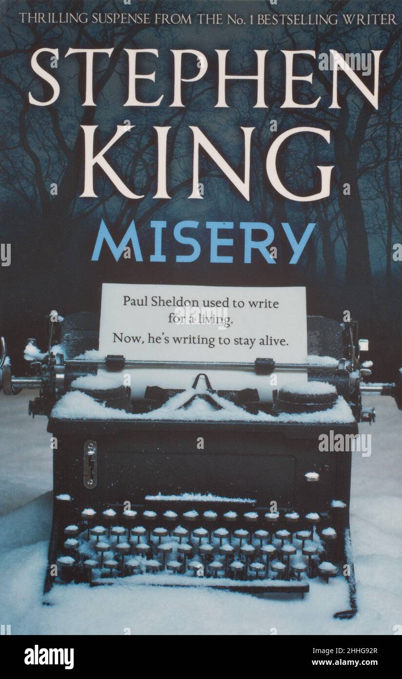 Misery book cover hi-res stock photography and images - Alamy