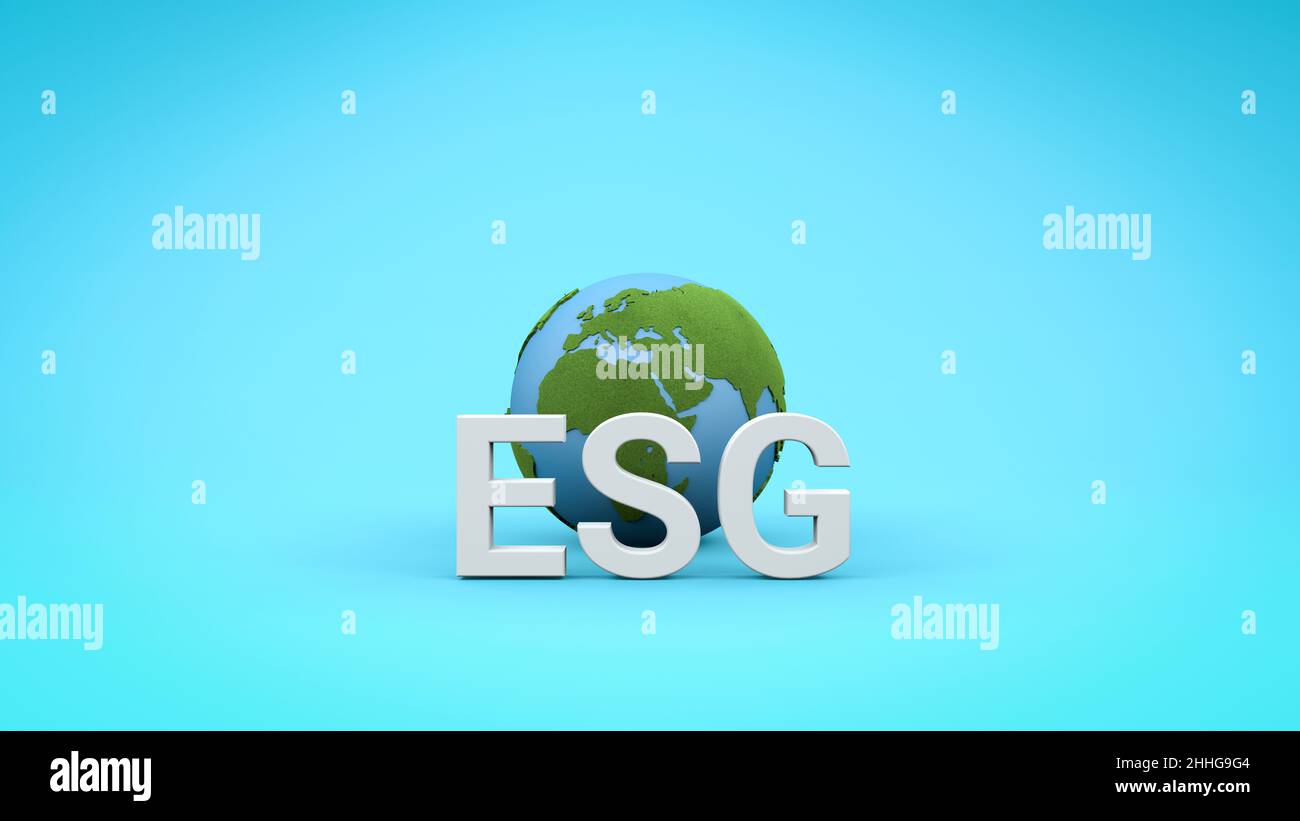 ESG concept background. Environmental Social Governance Principle in ...