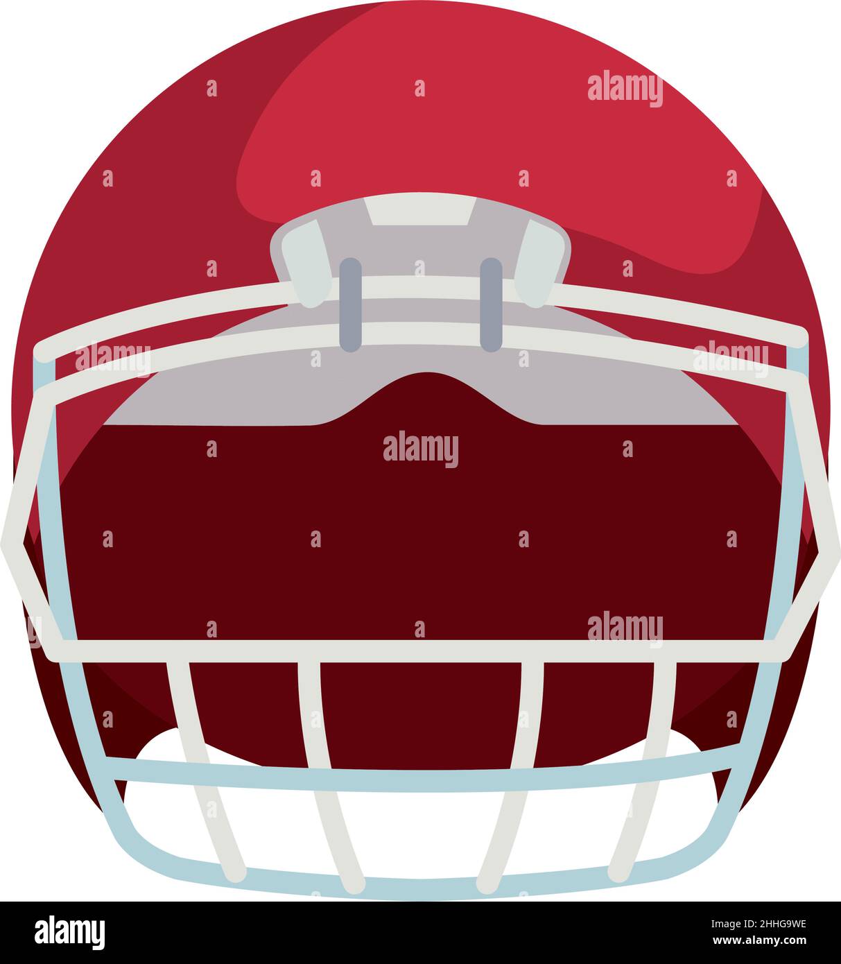 american football red helmet Stock Vector Image & Art - Alamy