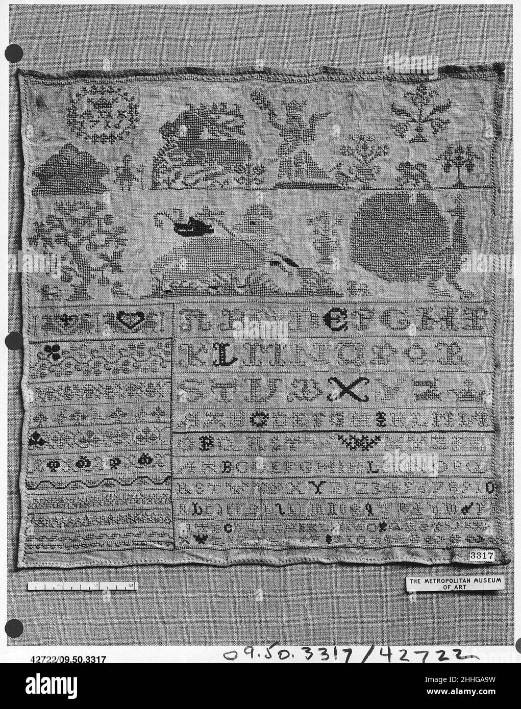 Sampler stitch Black and White Stock Photos & Images - Alamy