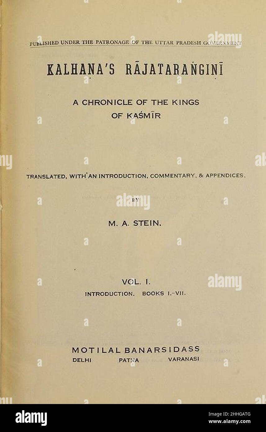 Rajatarangini hi-res stock photography and images - Alamy