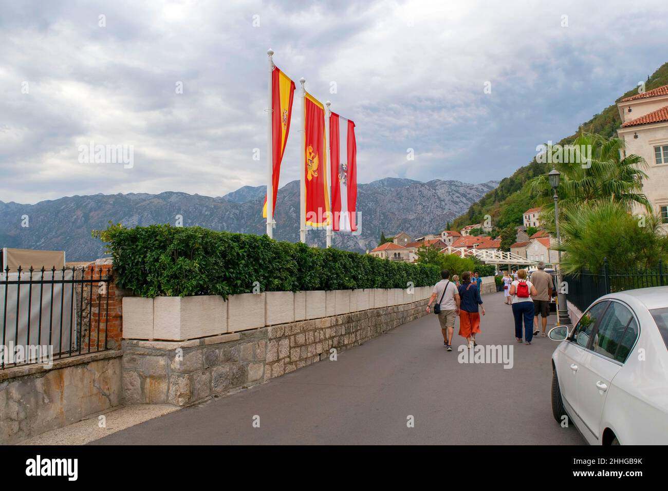 Montenegro - Perast: September 9, 2021: Montenegro, Austria, and Spain ...
