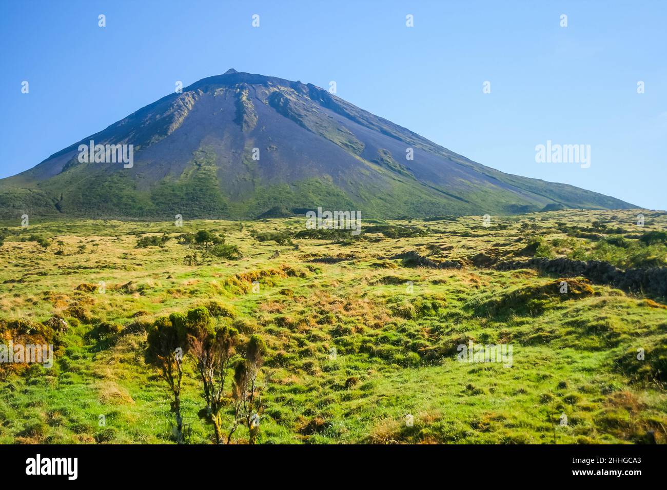 Pico mountain in Pico island, Azores Stock Photo - Alamy