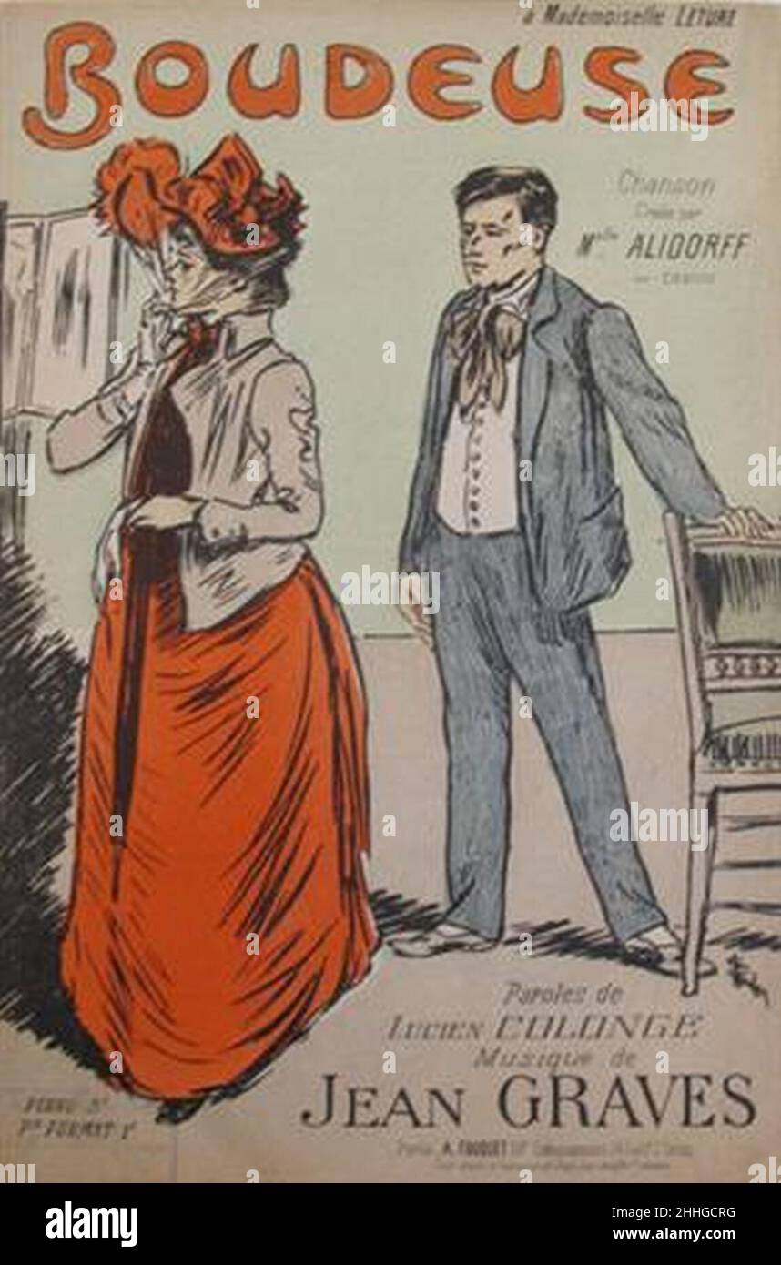 Steinlen - boudeuse Stock Photo - Alamy