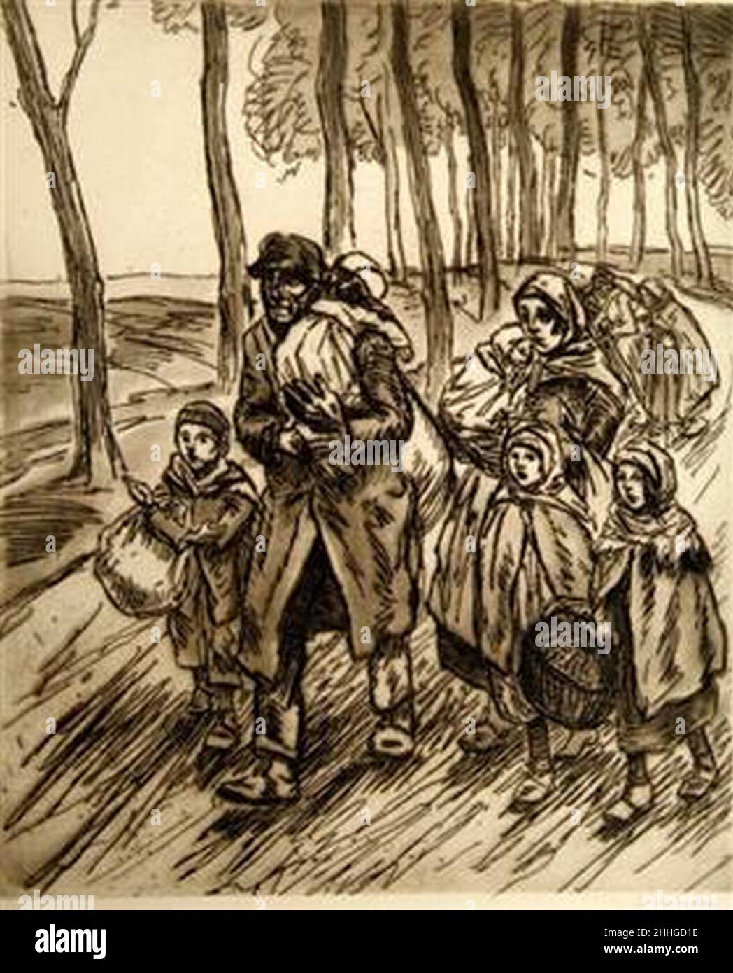 Famille en fuite hi-res stock photography and images - Alamy