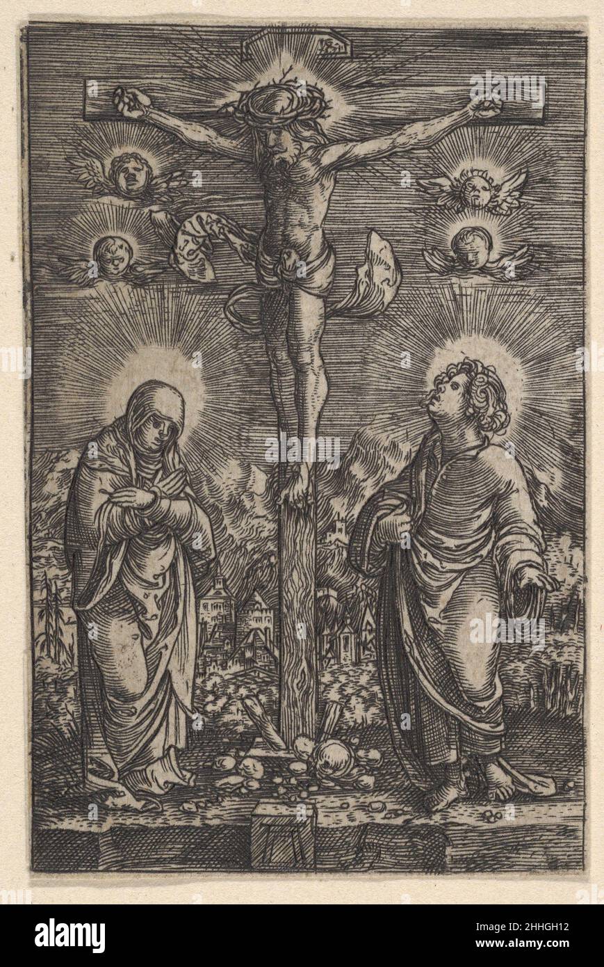 Christ on the Cross (The Small Crucifixion) Albrecht Altdorfer German. Christ on the Cross (The ...