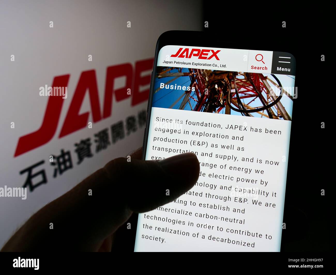 Japan petroleum exploration company limited hi-res stock photography ...