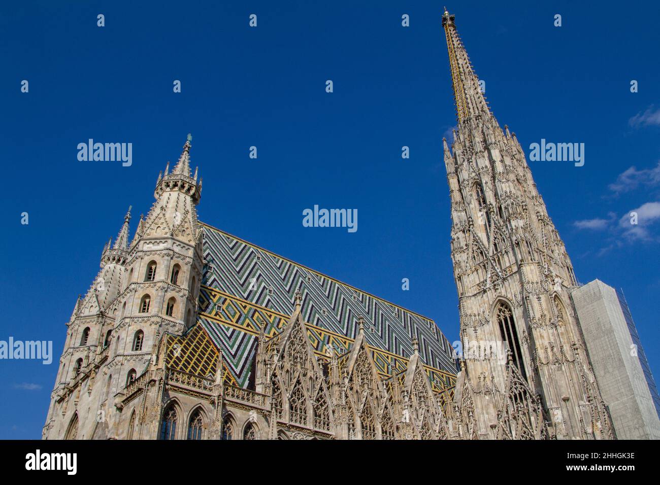 Vienna, Austria, July 21, 2021. St. Stephen's Cathedral is Gothic in ...