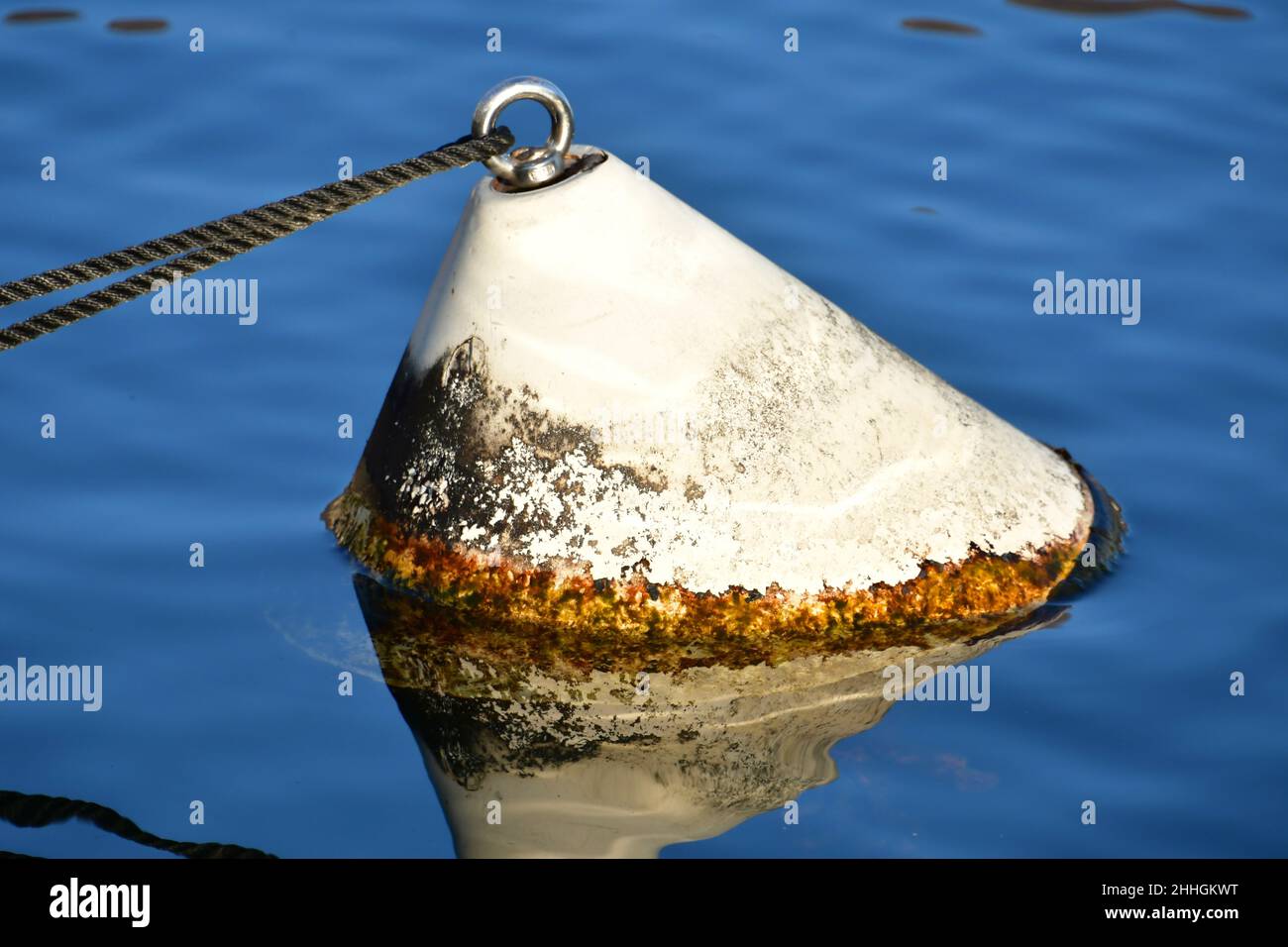 Object for anchoring boats Stock Photo - Alamy