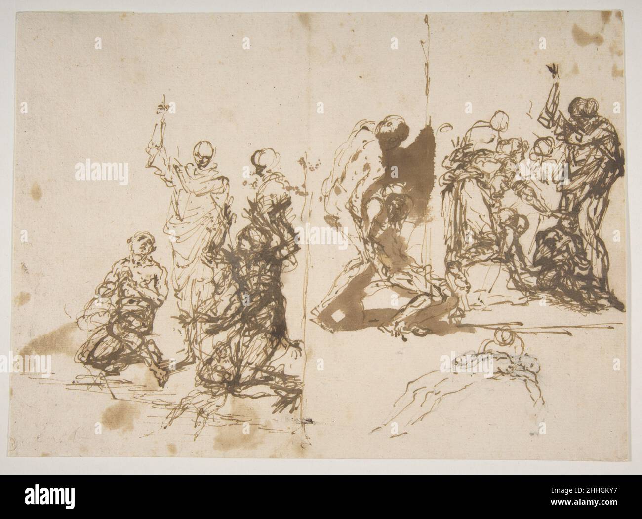 The Raising of Lazarus 1615–73 Salvator Rosa Italian. The Raising of ...