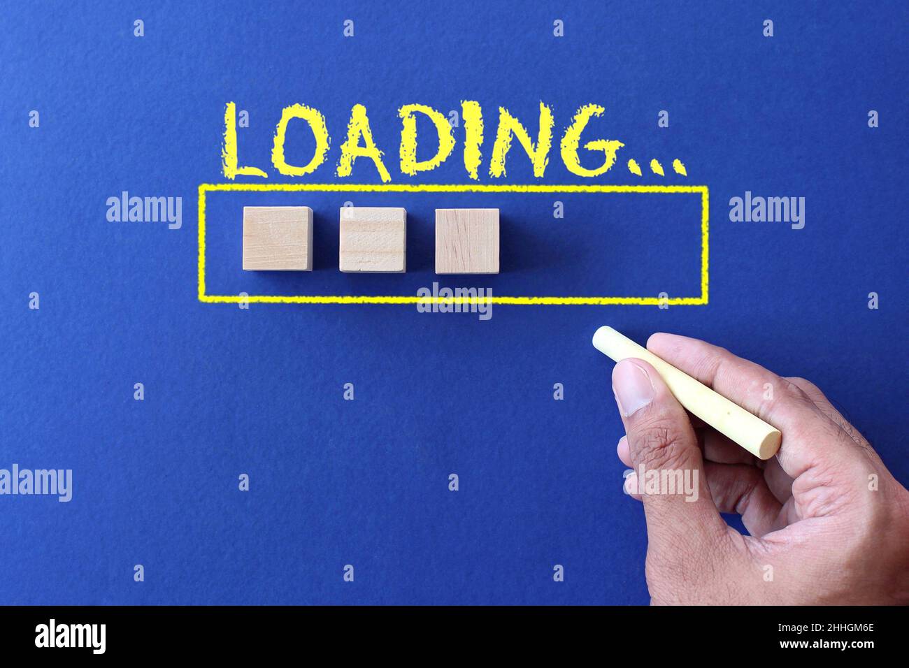 Loading bar template hi-res stock photography and images - Alamy
