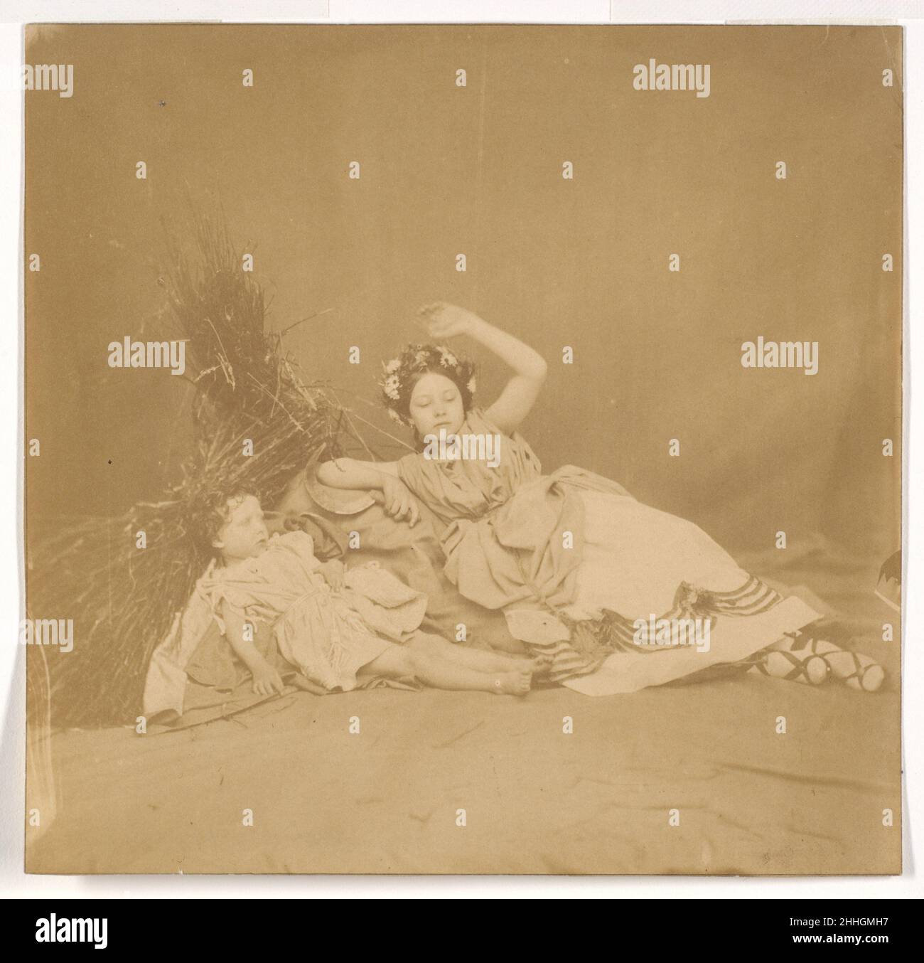 [Royal Children in Tableau of the Seasons] 1854 Roger Fenton British ...