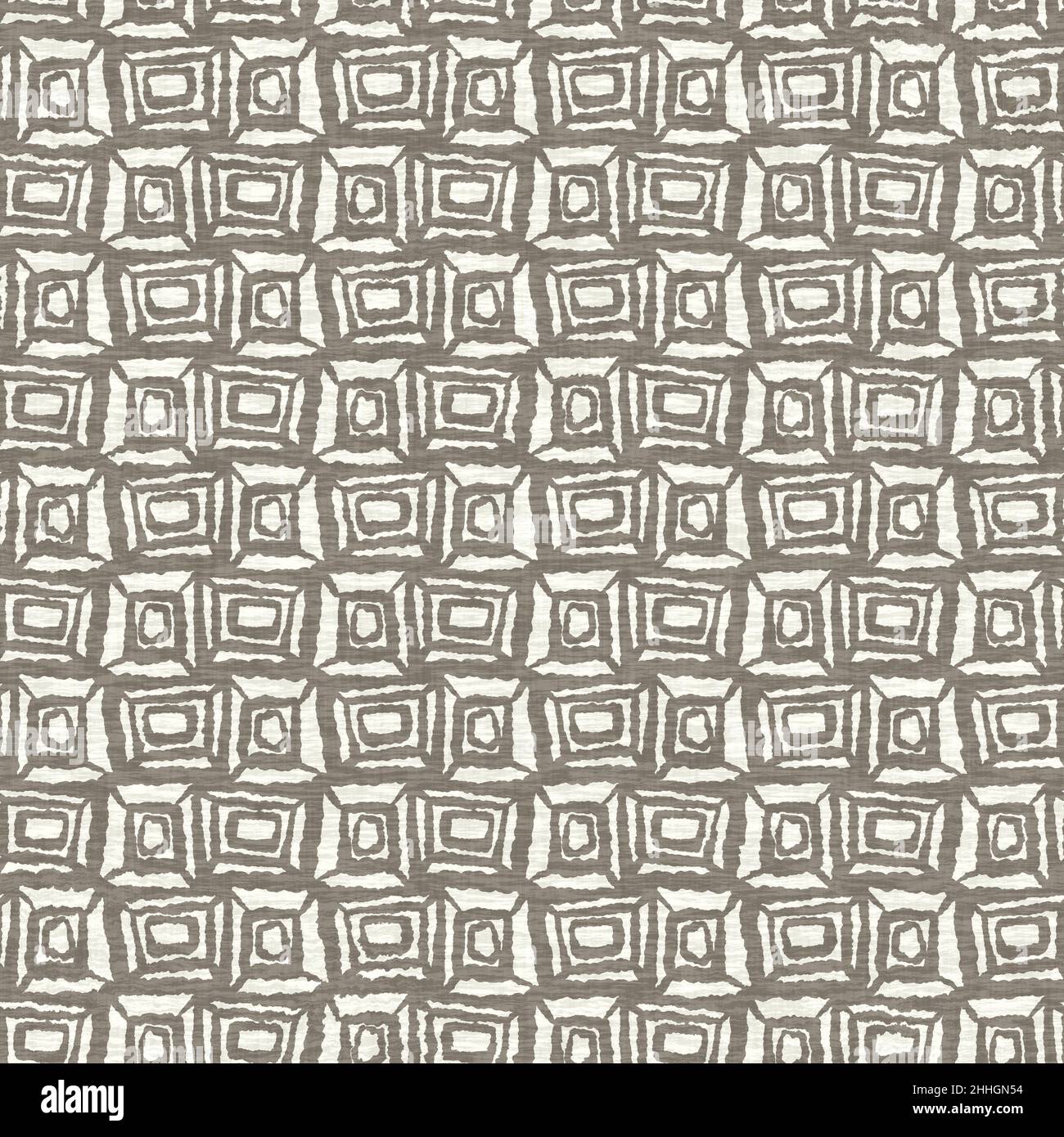 Hand drawn doodle linen effect texture pattern. Seamless woven natural ...
