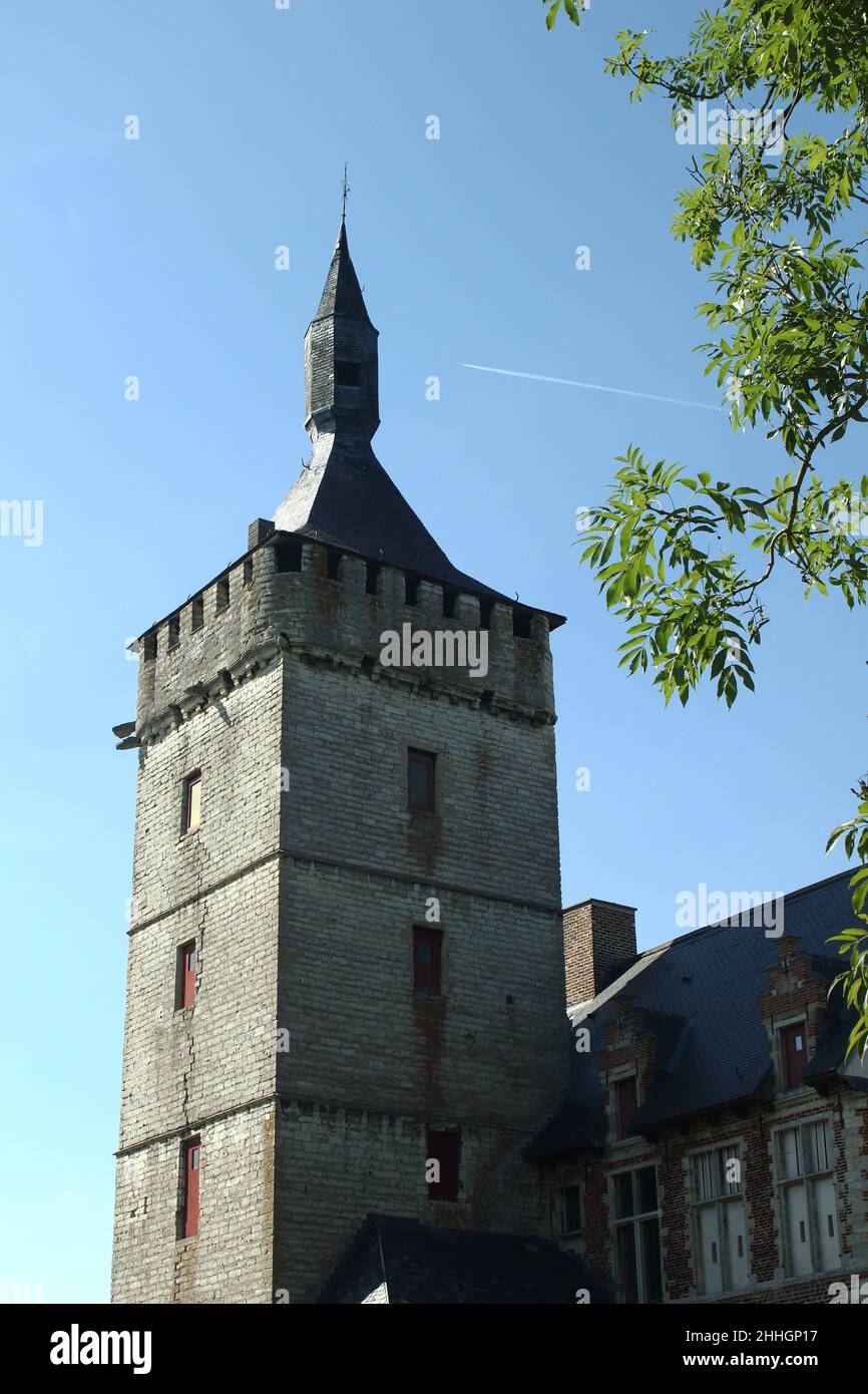 Kasteel van Horst. Horst Castle. A medieval moated castle in Sint ...